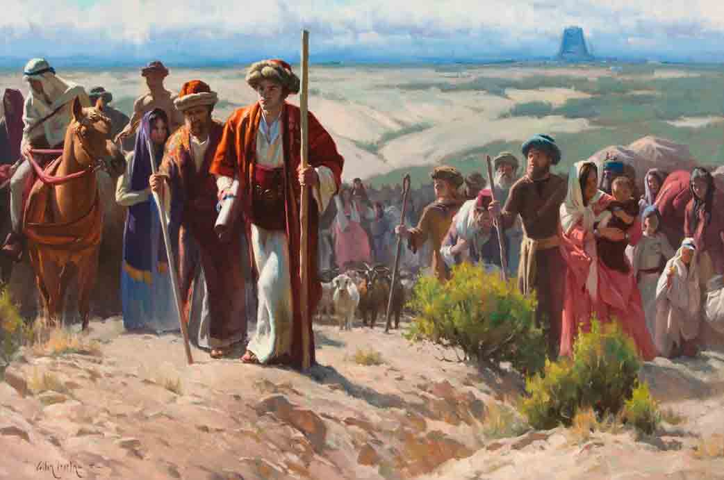 The Jaredites Leaving Babel